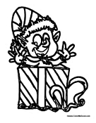Elf Coloring Pages