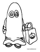 Halloween Costume Coloring Pages