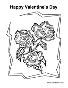 Rose Coloring Pages